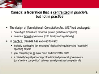 Fiscal federalism and the equalization system in Canada: Lessons for ...