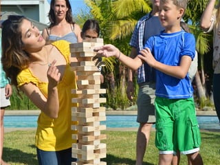 Play with the kids! Discover some tips on how to play Jenga® GIANT ...
