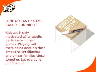 Play with the kids! Discover some tips on how to play Jenga® GIANT ...