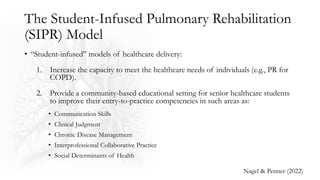 Innovative and Community Partnered Pulmonary Rehabilitation for Seniors ...