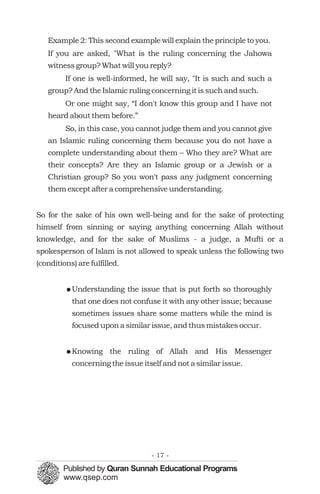 Islamic Principles for the Muslim's Attitude during Fitan | PDF