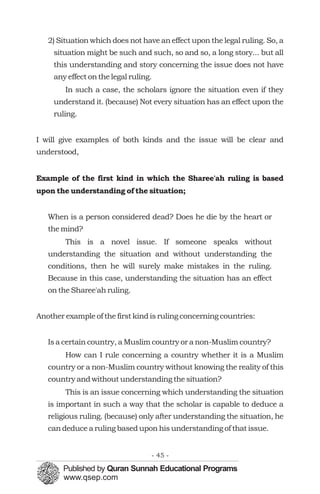 Islamic Principles for the Muslim's Attitude during Fitan | PDF