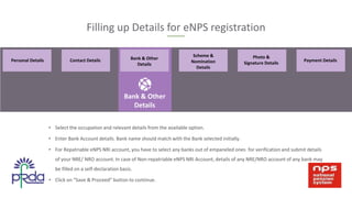 Learn how NRIs can register themselves for the National Pension System (NPS) via eNPS | PPT