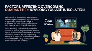 COVID-19 Quarantine impact on psychology | PPT