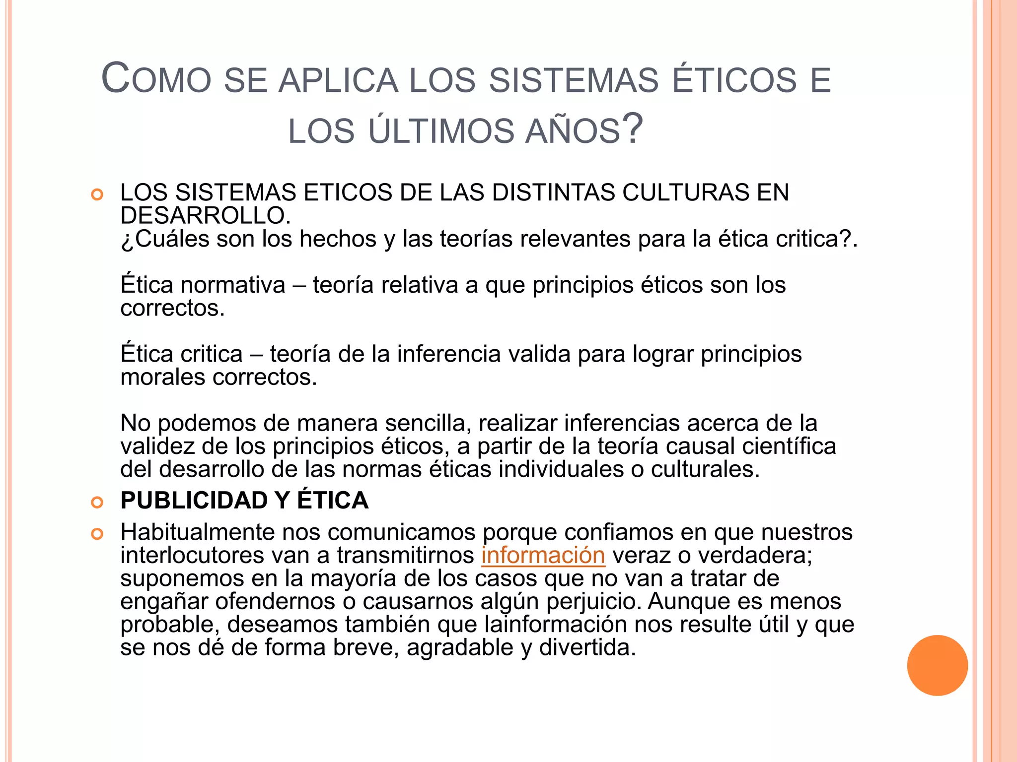 En que consiste la ética y la moral | PPTX