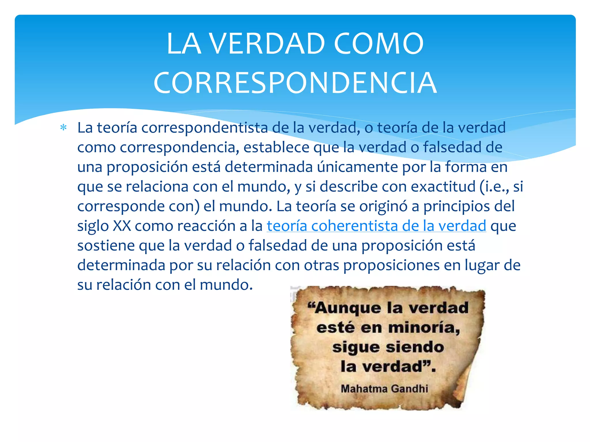 En que consiste la verdad | PPTX