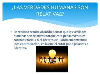 En que consiste la verdad | PPTX