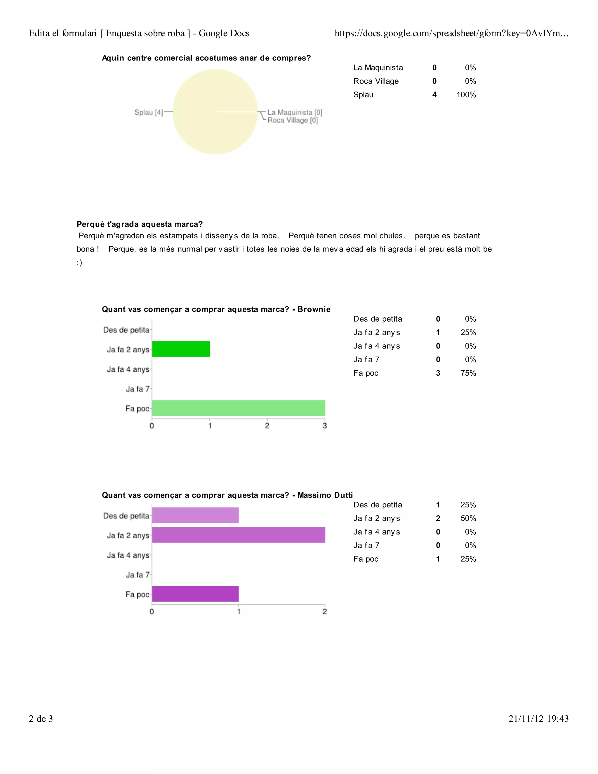 Enquesta sobre la roba | PDF
