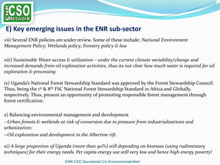 Background Information of the ENR-CSO Network and highlight of key ...