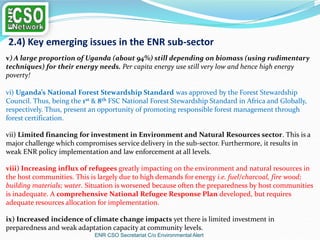 Status of Natural Resource Management in Uganda | PDF