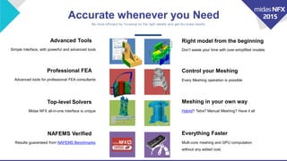 midas NFX 2015 is Released. Accurate FEA whenever you need! | PDF