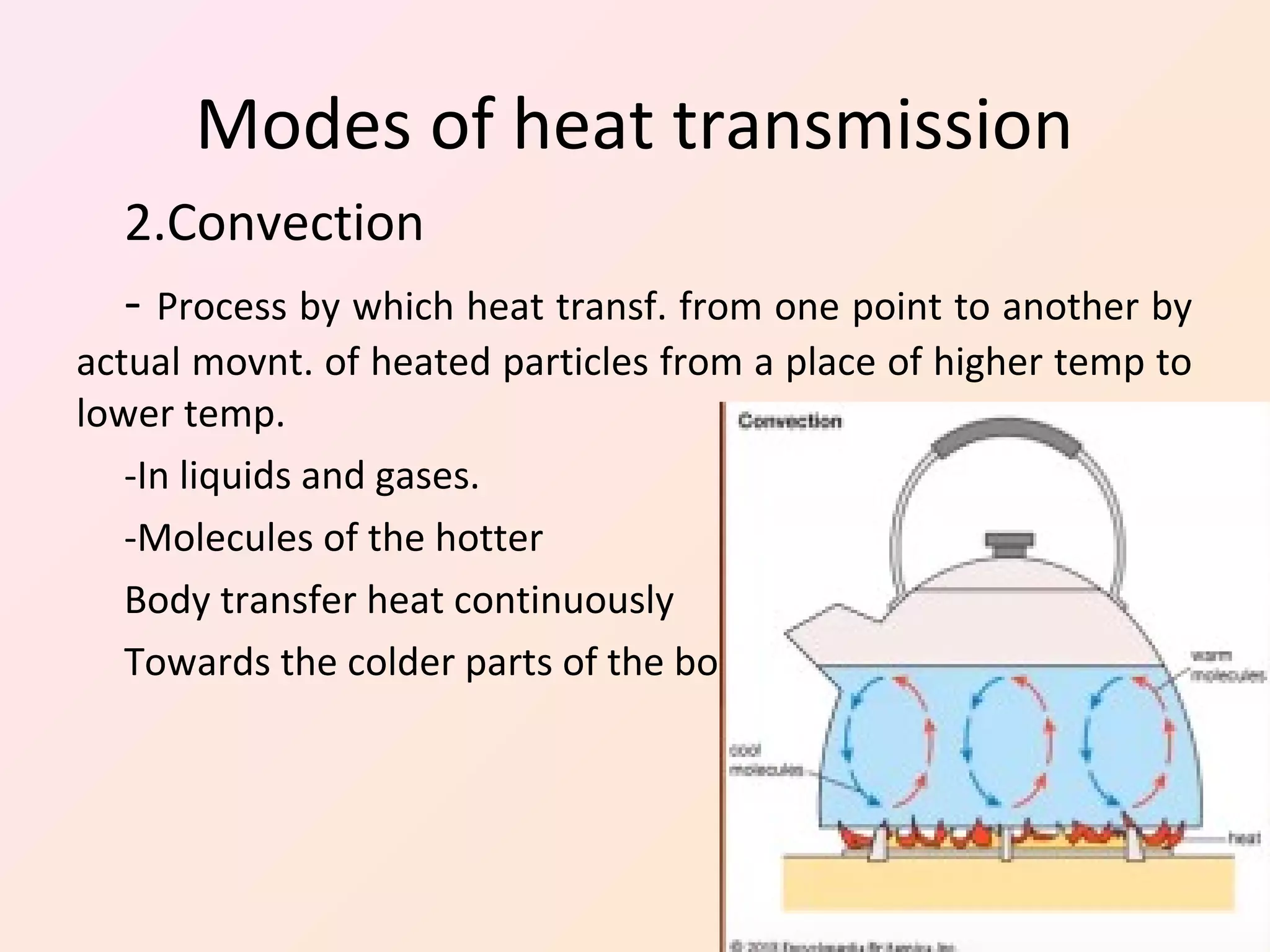 Methods of heat transfer and thermal properties of soil | PPT