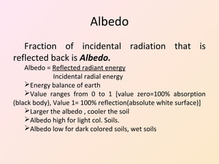 Methods of heat transfer and thermal properties of soil | PPT