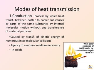 Methods of heat transfer and thermal properties of soil | PPT