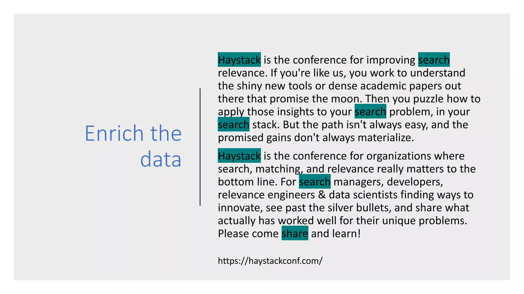 Enrich data and rewrite queries with the Elasticsearch percolator | PPTX