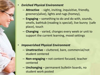 Enriched Environment Slides | PPTX | Professional School | Postgraduate ...