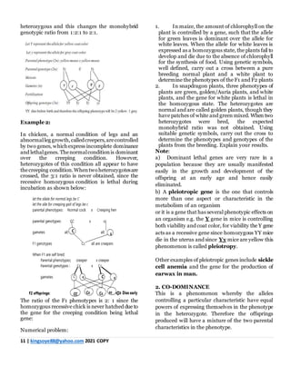 Enriched genetics notes 2021 @kingdom solutions | DOCX | Gardening ...