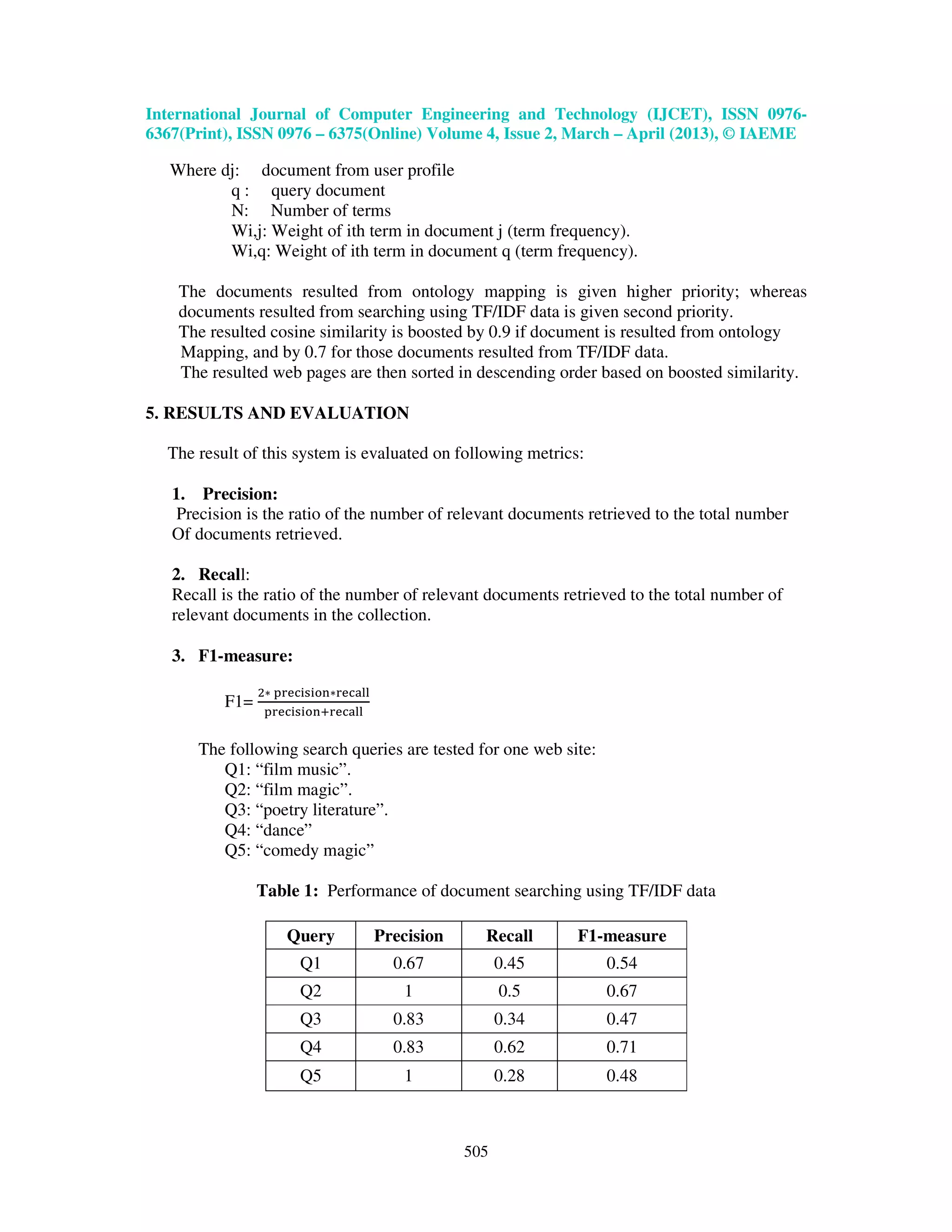 Enriching search results using ontology | PDF