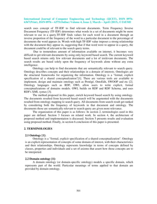 Enriching search results using ontology | PDF