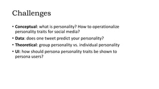 Enriching social media personas with personality traits | PPT