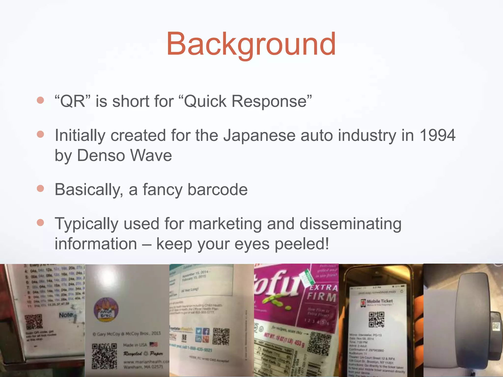 Enriching the ESL Classroom with QR Codes | PPT