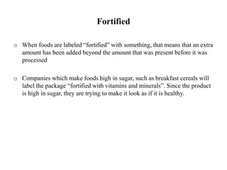 Enrichment and fortification | PPTX