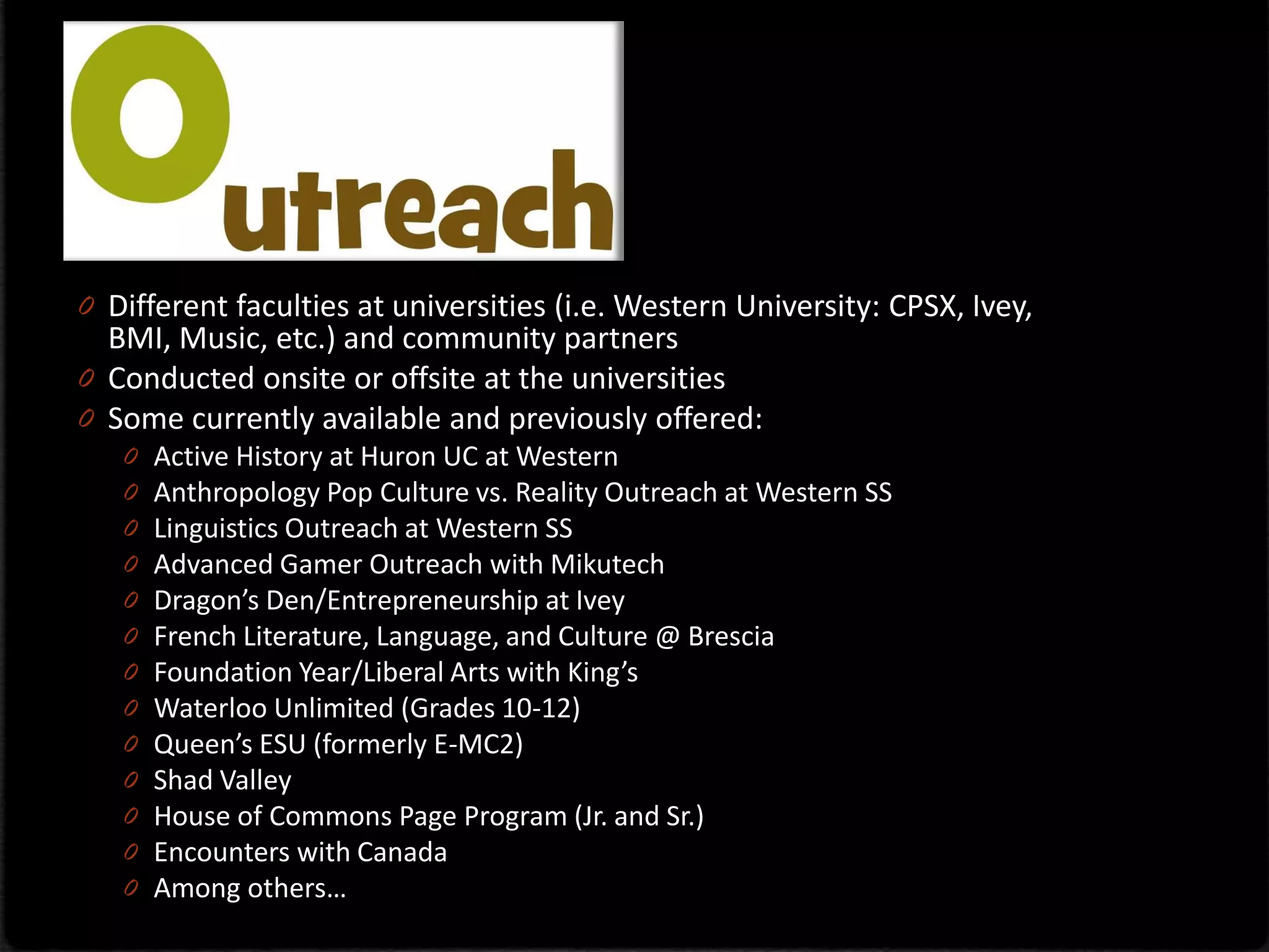 Secondary GATE Program: Parkside CI | PPT