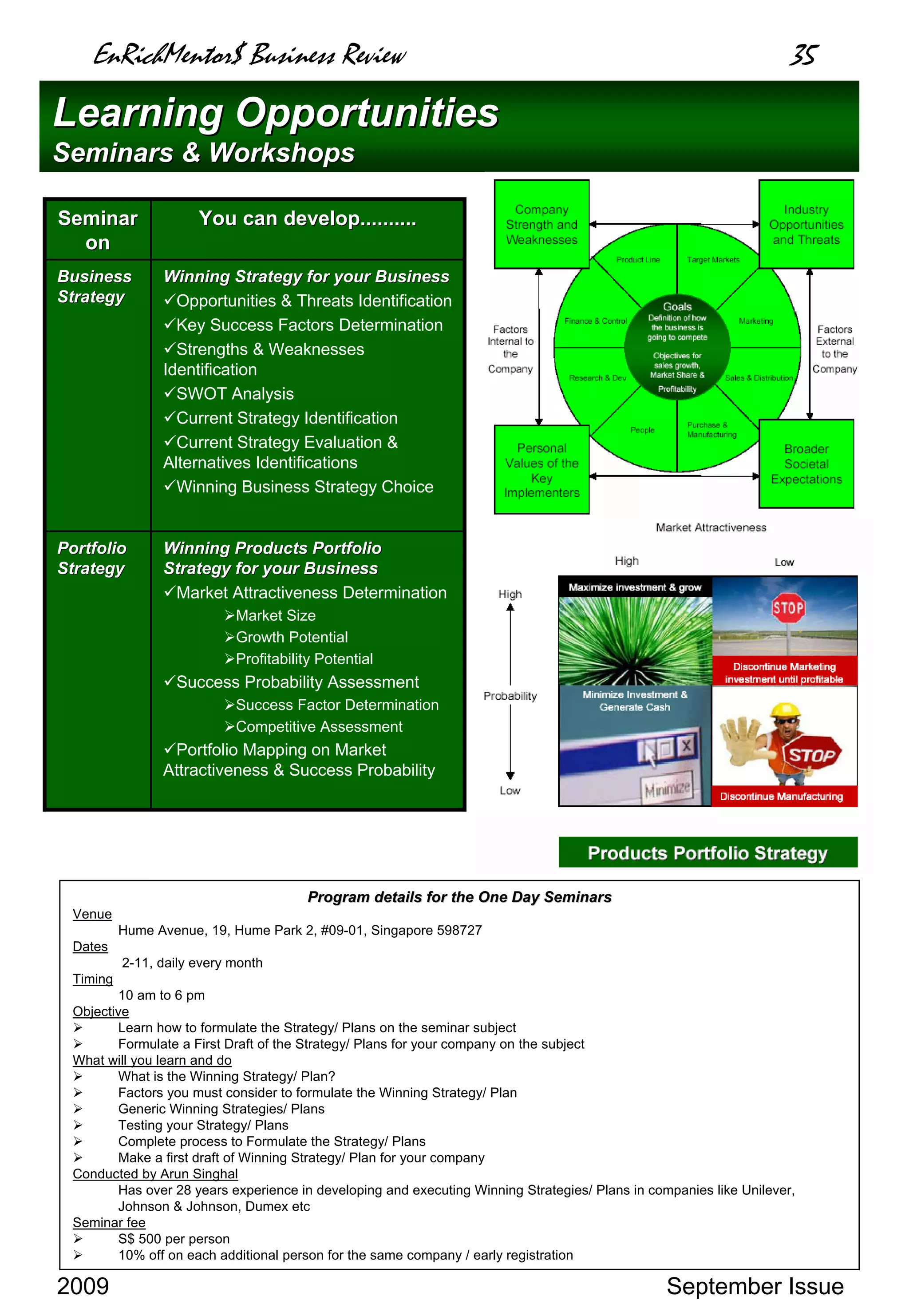 Enrichmentors Learning Opportunites | PDF | Business Expos ...