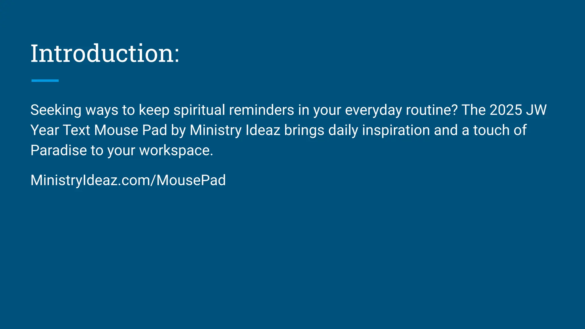 Enrich Your Workspace with the 2025 JW Year Text Mouse Pad.pdf