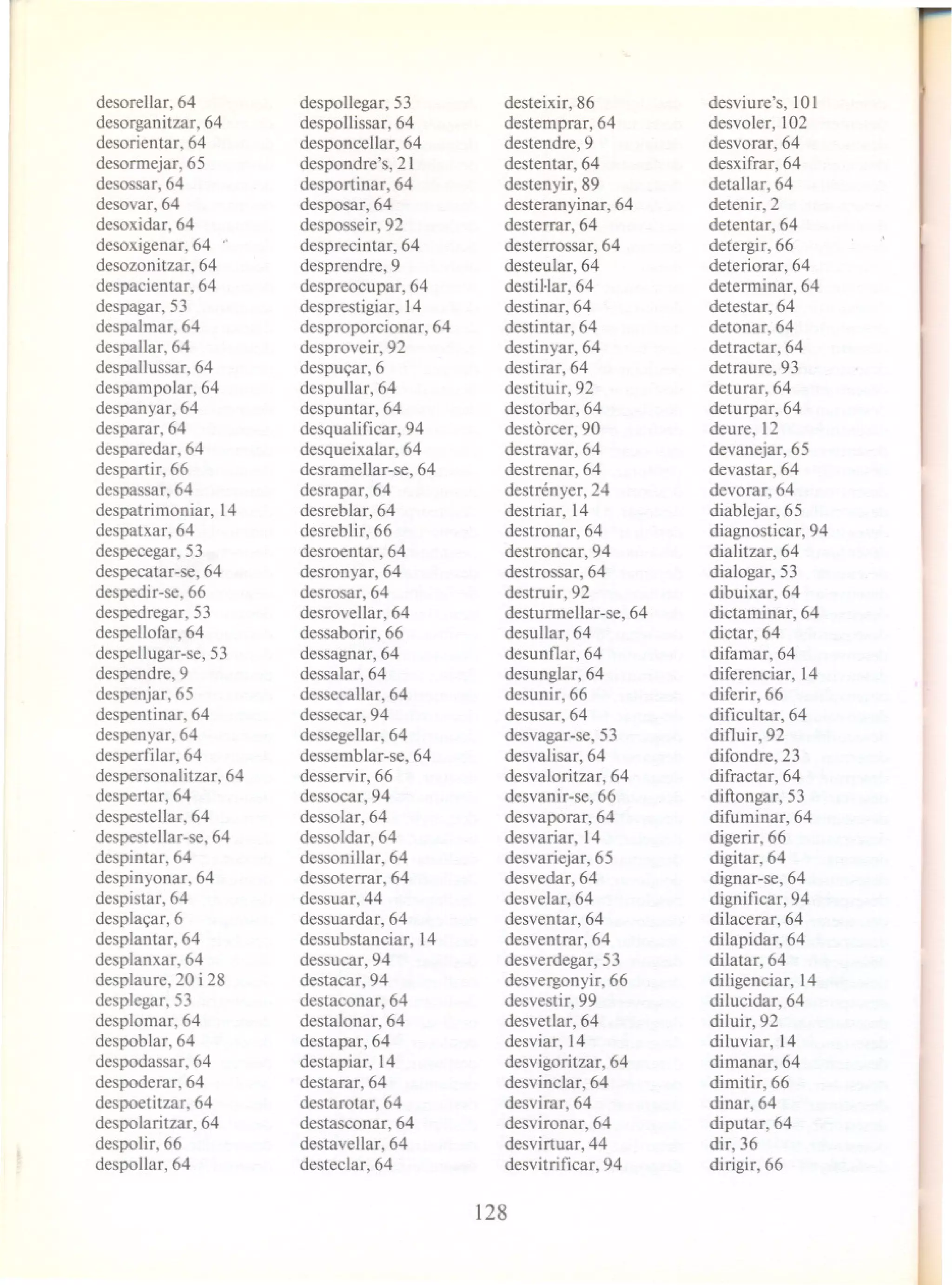 Enric Valor La Flexio Verbal Catala Valencia | PDF