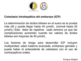 colestasis intrahepatica, hepatopatias en el embarazo | PPT