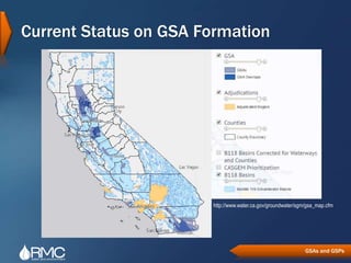 Sustainable Groundwater Management Act (SGMA) | Enrique Lopezcalva, RMC ...