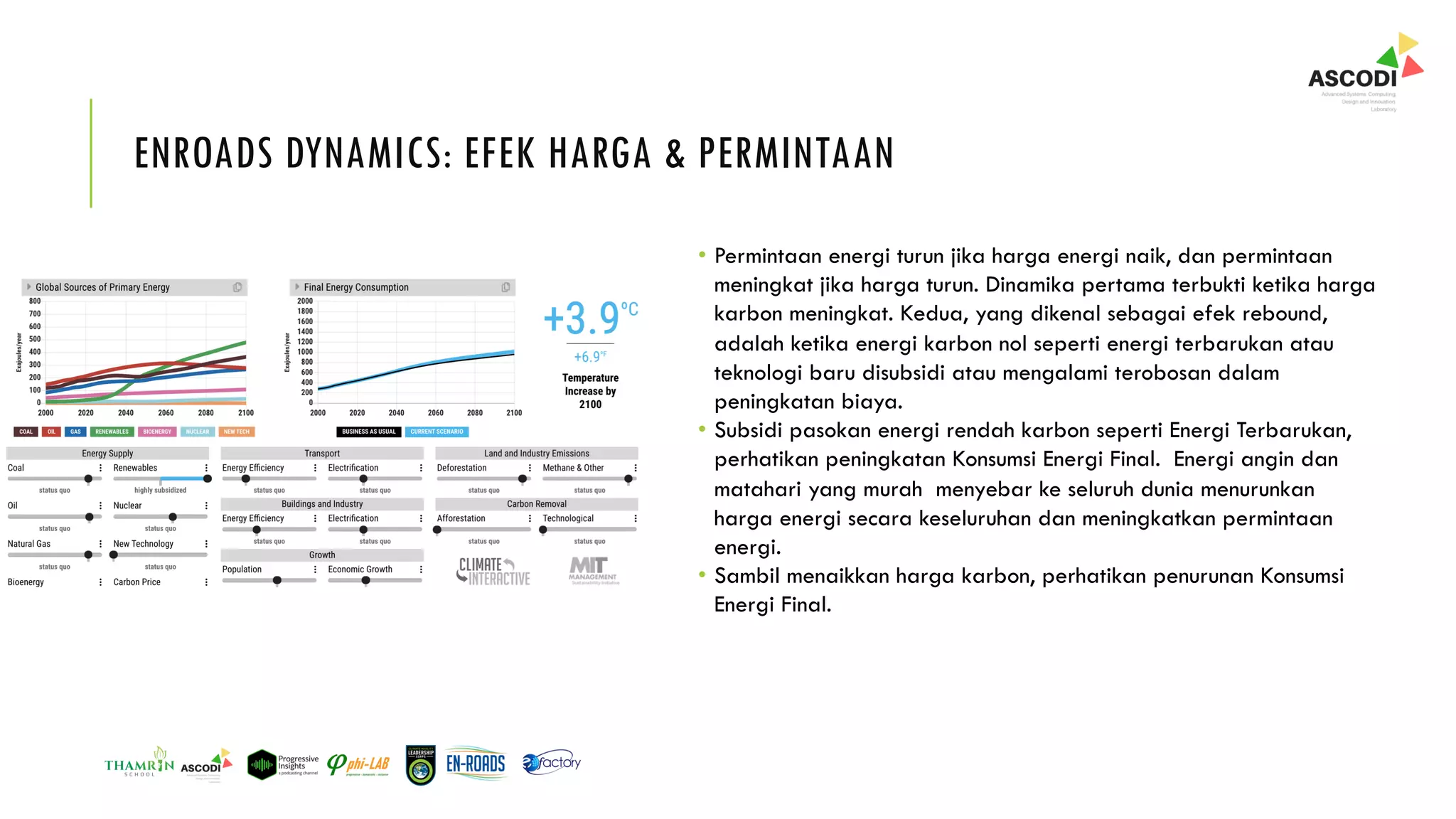 Sesi 3 - Simulasi En-ROADS: Energi dan Carbon Pricing (En-ROADS Simulation: Energy and Carbon ...