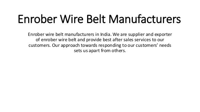 Enrober Wire Belt.pptx
