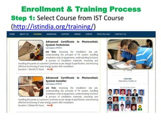 Enrollment & Training process at IST | PDF