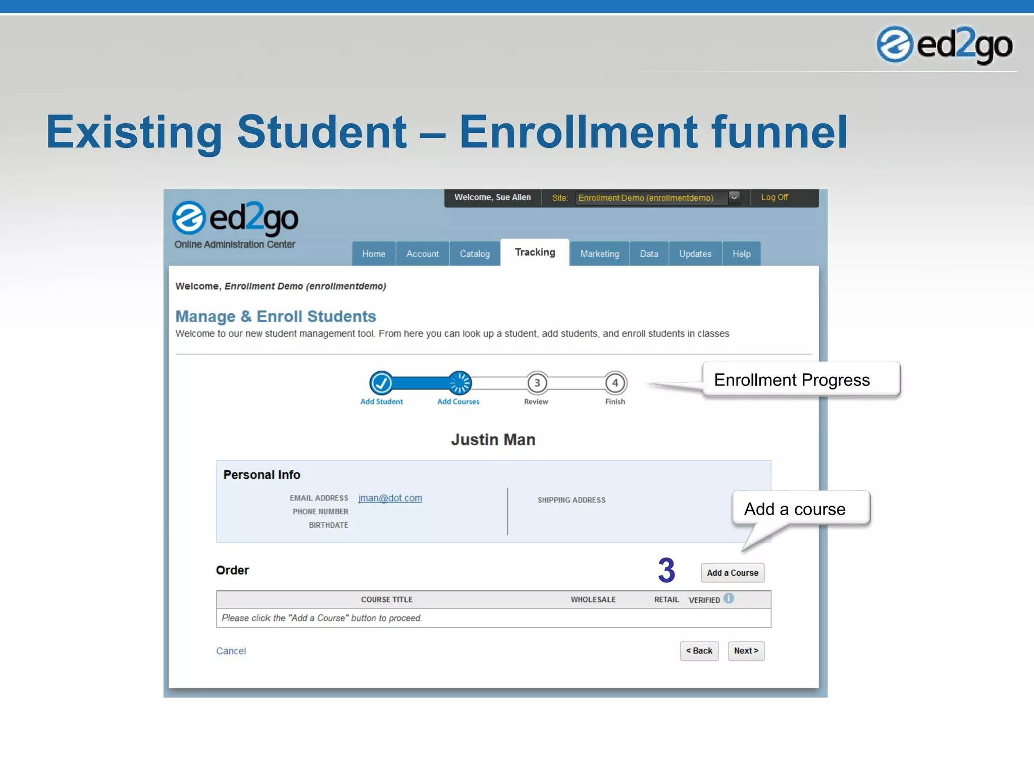 Student Enrollment tool | PPT