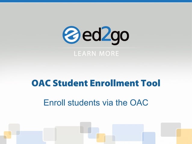 Student Enrollment tool | PPT