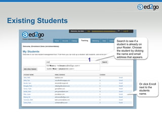 Student Enrollment tool | PPT