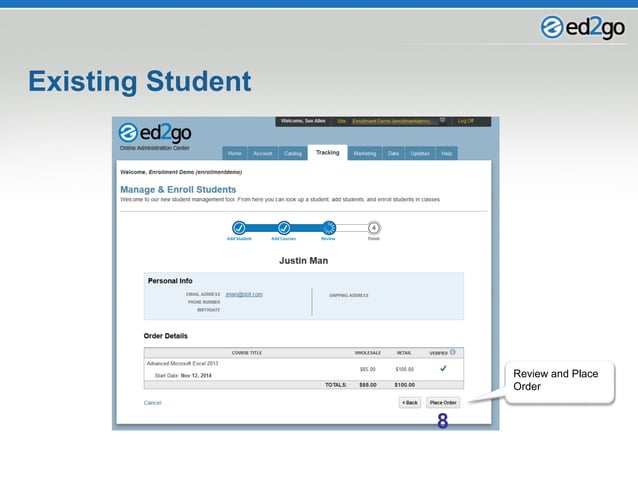 Student Enrollment tool | PPT