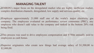 Case Study of Enron | PPTX