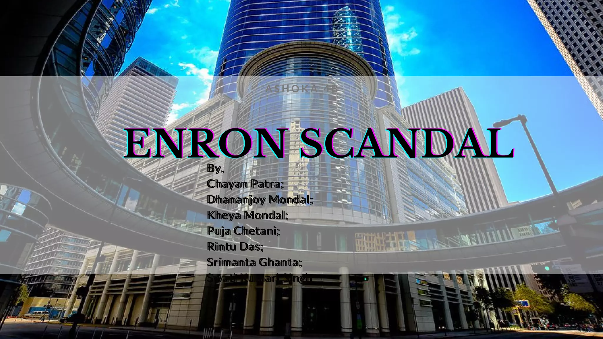 Enron scandal | PDF