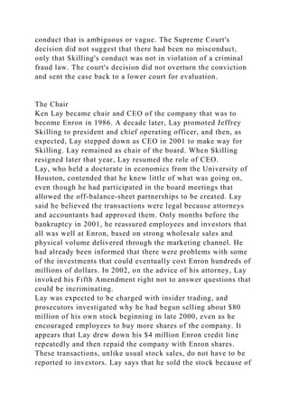 EnRon Case 9IntroductionOnce upon a time, there was a gleami.docx