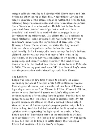 EnRon Case 9IntroductionOnce upon a time, there was a gleami.docx