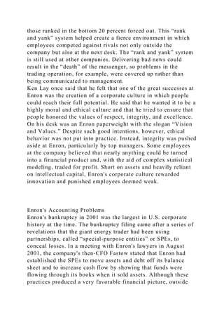 EnRon Case 9IntroductionOnce upon a time, there was a gleami.docx