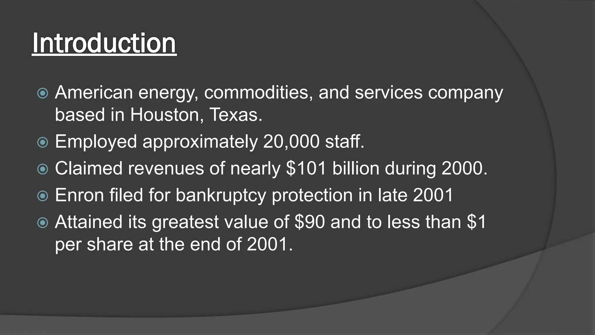 Enron case study | PPTX