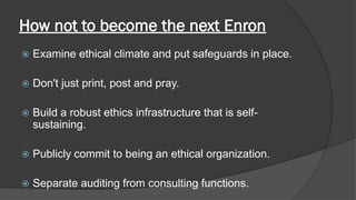 Enron case study | PPTX
