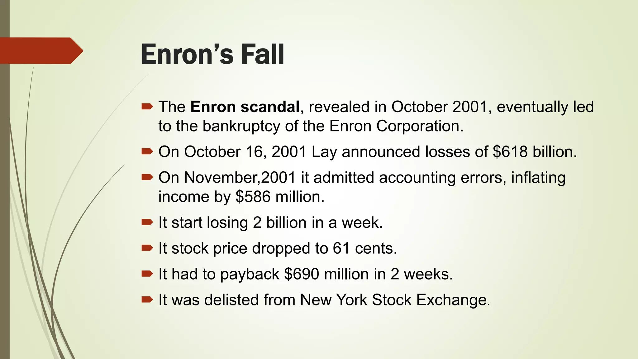 Enron case study | PPTX