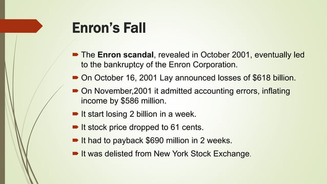 Enron case study | PPT