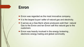 Enron case study | PPTX
