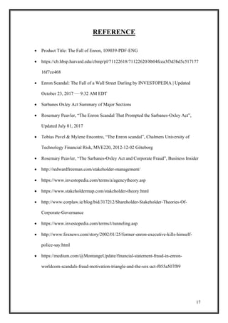 Enron case study | PDF